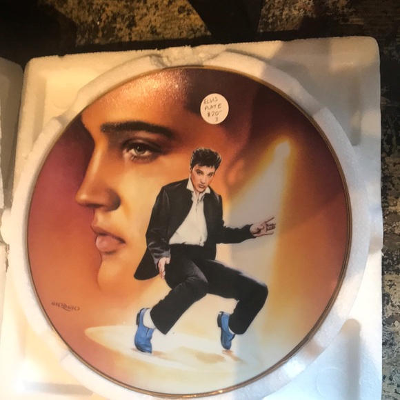 Accents | Elvis Presley Plates | Poshmark